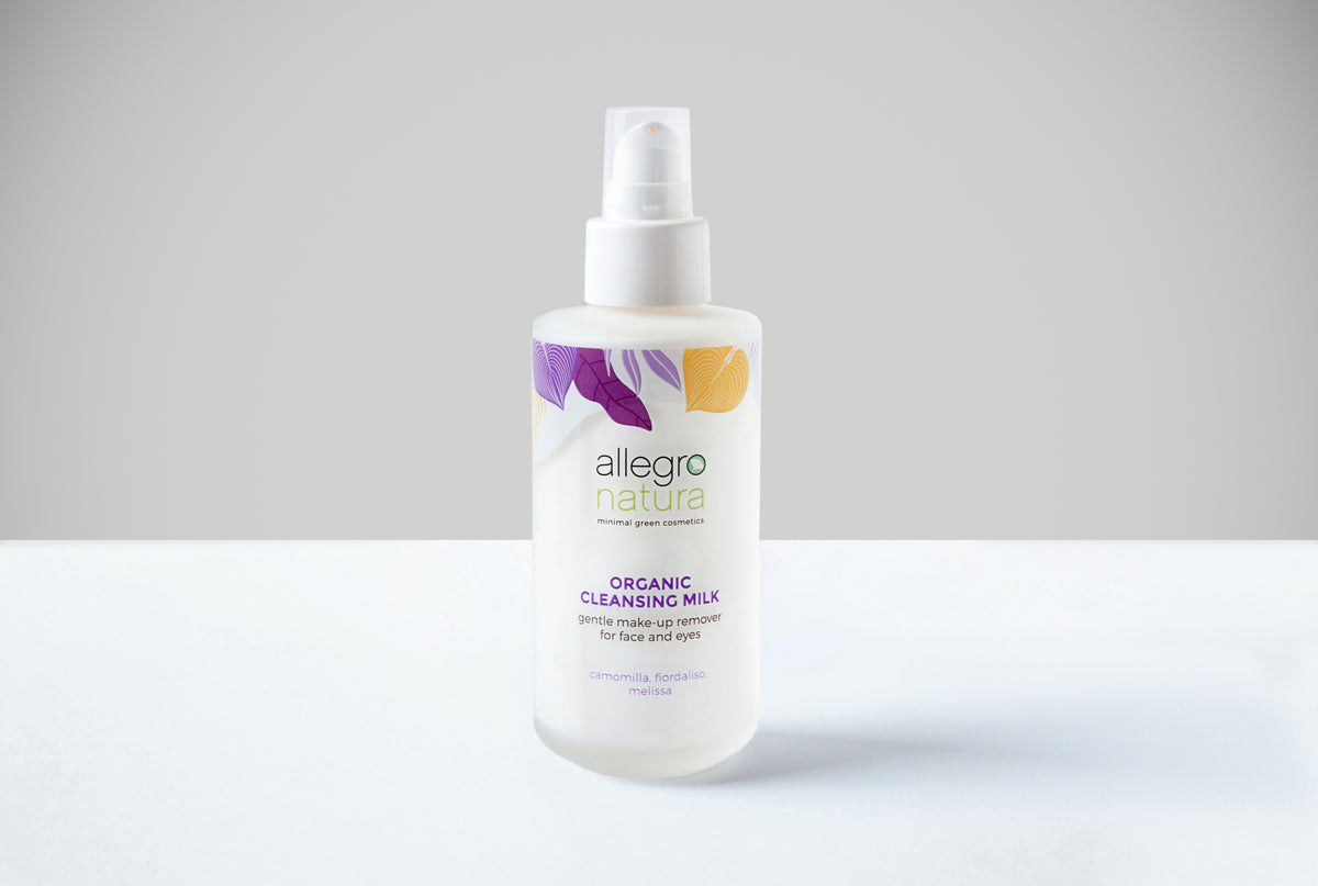 HYDRATING ORGANIC CLEASING MILK AND MAKE-UP REMOVER – Allegro Natura